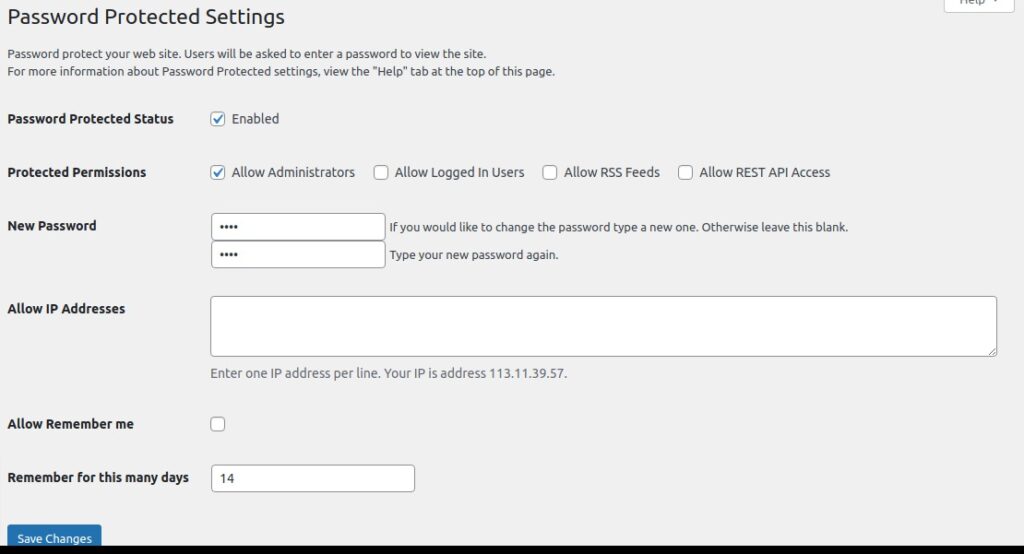 How to password protect WordPress website - UptimeMonster