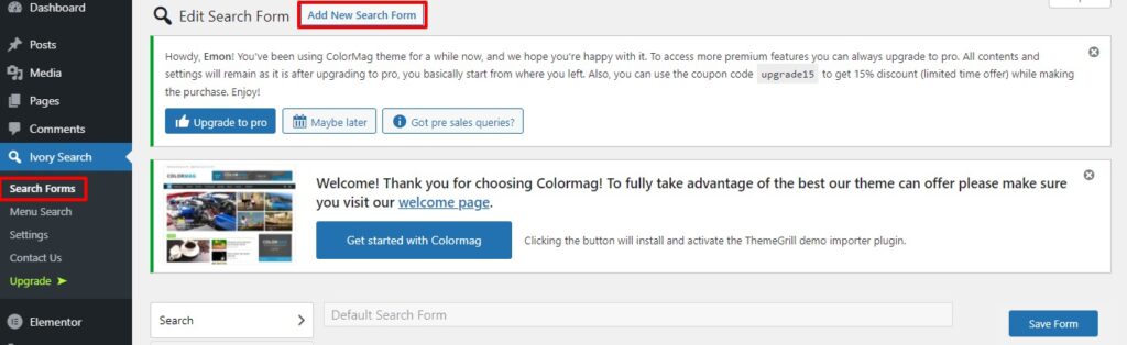 How to add category specific search in WordPress - UptimeMonster
