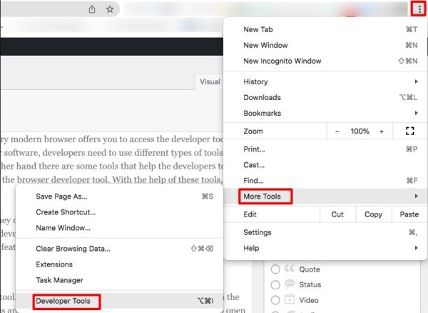 How to apply CSS using browser developer tool - UptimeMonster