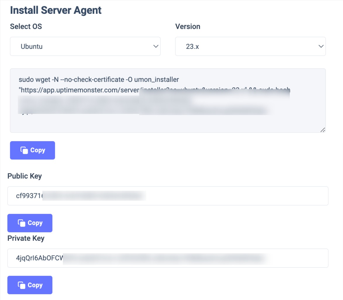 Installer - UptimeMonster